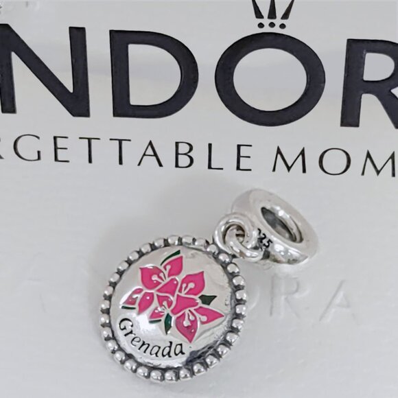 Pandora | Jewelry | Pandora Grenada Bougainvillea Charm National Flower ...
